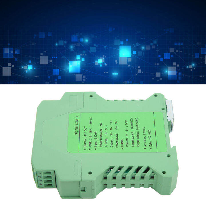 ตัวแยกสัญญาณกระแสไฟตรง DC 1 in 1 Out 4‑20mA PLC Detection Anti ...