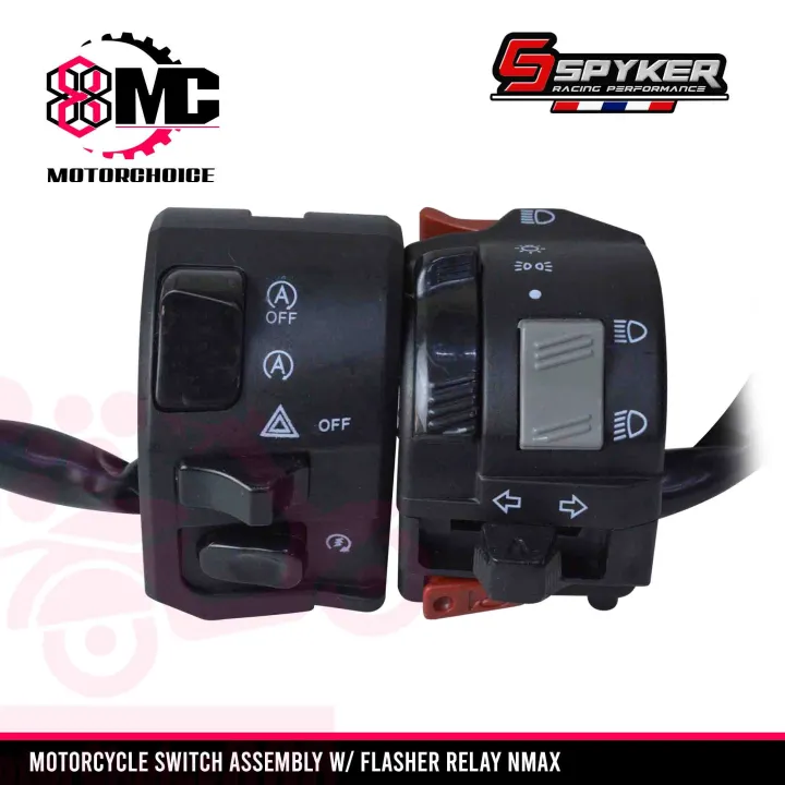 SPYKER Handle Switch for Nmax 2020 with Flasher Relay Left and Right ...