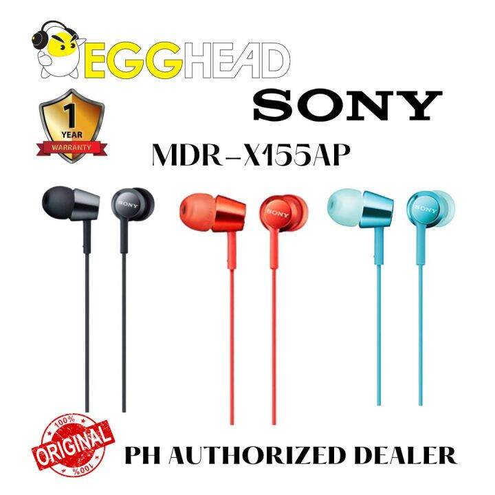 Sony MDR-EX155AP In-ear Headphones | Lazada PH