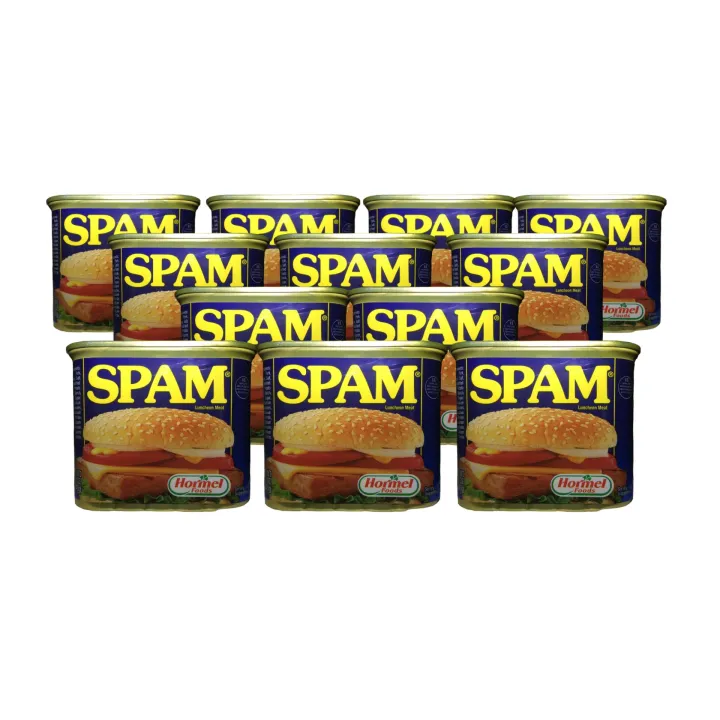 SPAM Luncheon Meat340 grams (12 PCS) WITH FREE SPAM GARLIC 340 grams ...