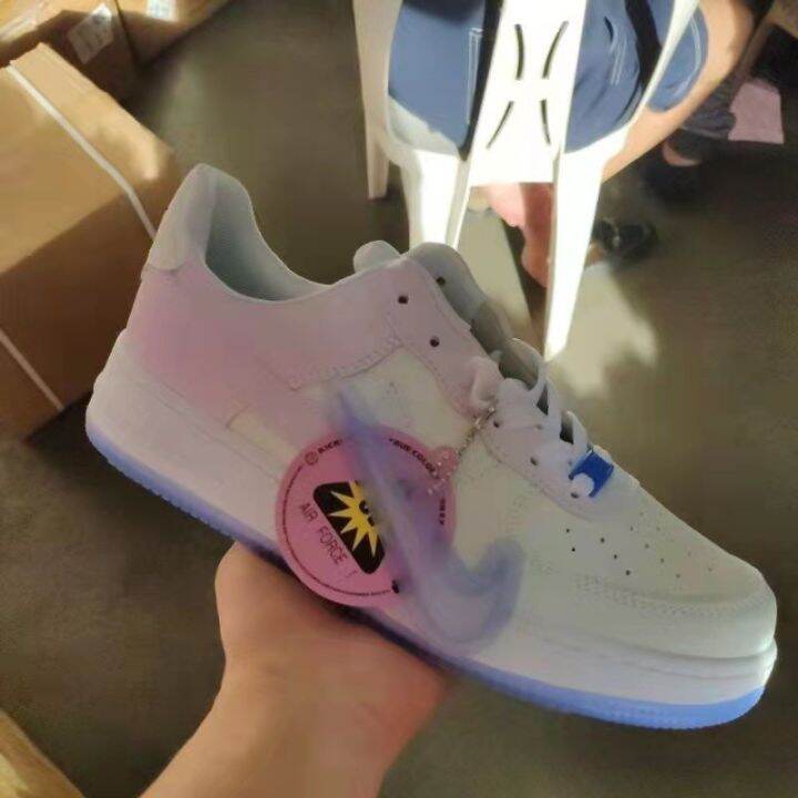 UV Reactive color changing Low Cut Sneakers Shoes For Men And Women ...