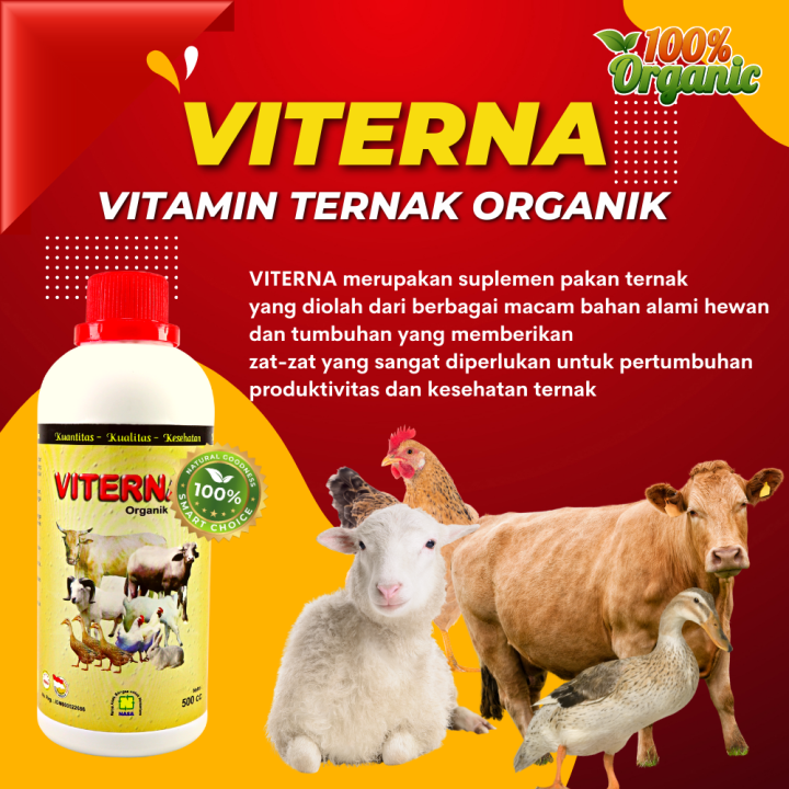 Vitamin Ternak 500 cc Nutrisi penggemuk semua jenis ternak/Vitamin ...