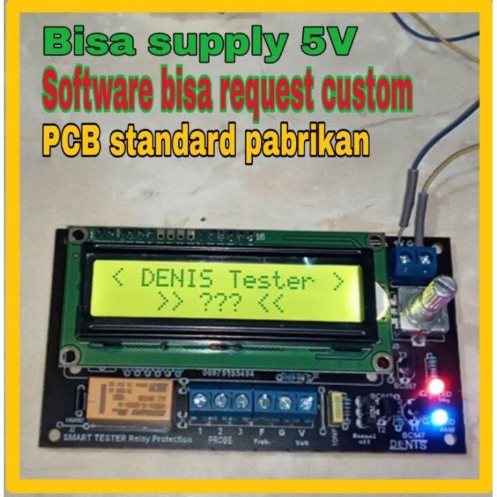 Smart Tester - Komponen Tester - ESR meter Frekuensi Volt Meter versi ...