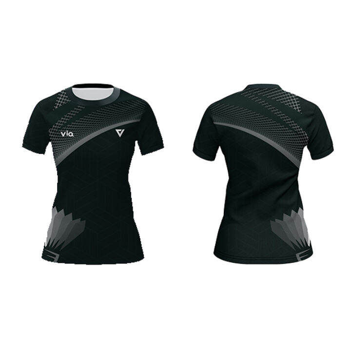 ViQ Microfiber Ladies Slim Fit Sport Jersey (0303) - Uniform Badminton ...