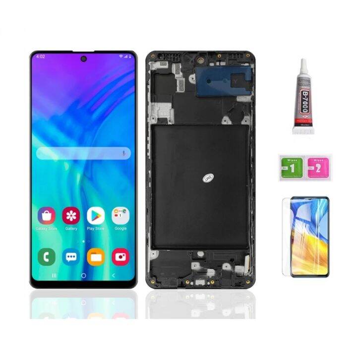 ORIGINAL LCD with Frame For Samsung Galaxy A71 A715F LCD Display with ...