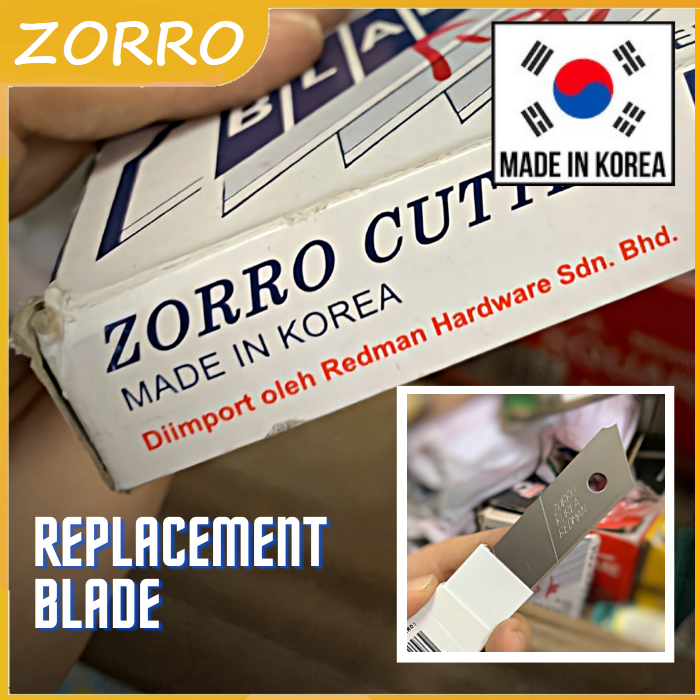 [miniHouse] ZORRO Heavy Duty Cutter Blade Replacement (9mm/18mm ...