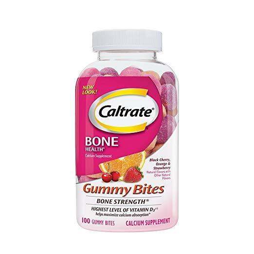 Caltrate Gummy Bites (Black Cherry, Strawberry, Orange Flavors, 100 ...