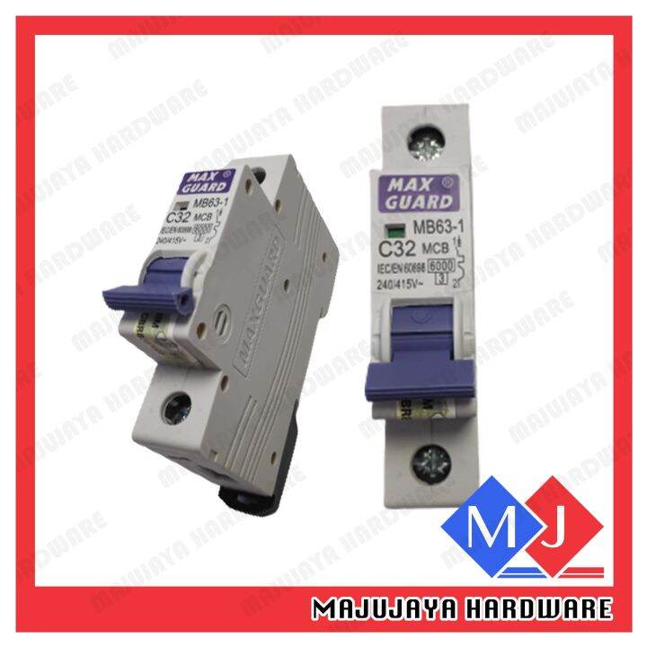 MAXGUARD 1Pole (6KA) Type C SP MCB 6A , 10A , 16A , 20A AND 32A ...