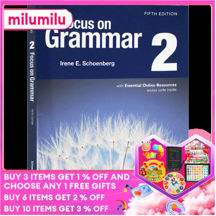milu Original English Focus on grammar Level 2 | Lazada