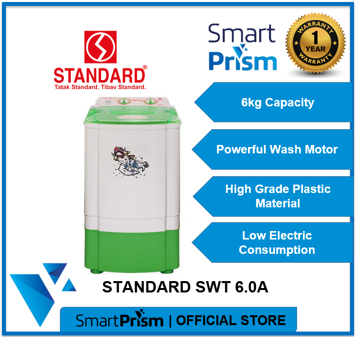 Standard Washing Machine | SWT 6.0A 6kg capacity Single tub with ...
