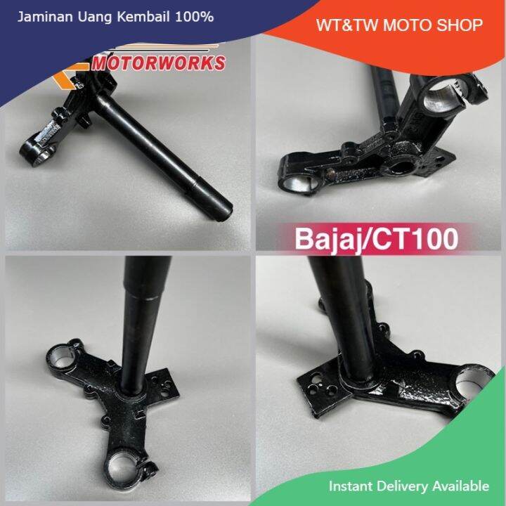 WT&TW MOTO SHOP-- motorcycle handle t post for bajaj ct100 Kawasaki ...