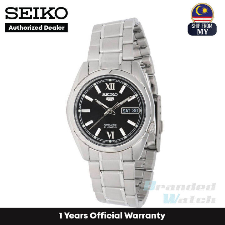 Seiko SNKL55K1 Men's 5 Automatic 21 Jewel Steel Watch | Lazada