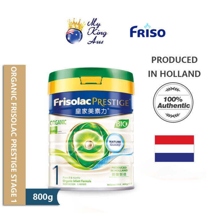 Frisolac Prestige Organic Stage 1 800g Infant Formula Powder for 0-6 ...