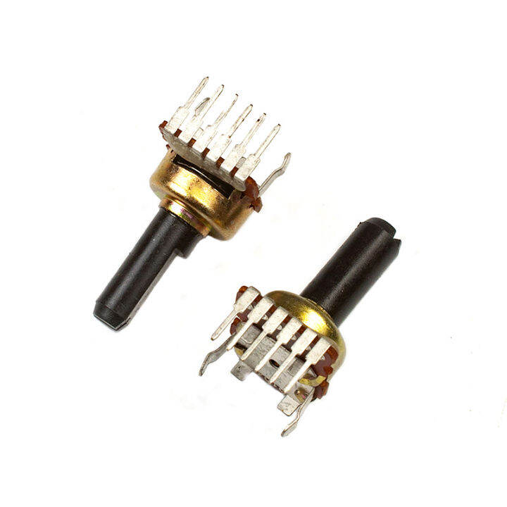 2pcs,RK12 1212G Stereo Potentiometer dual Taper stehend 100K Handle ...