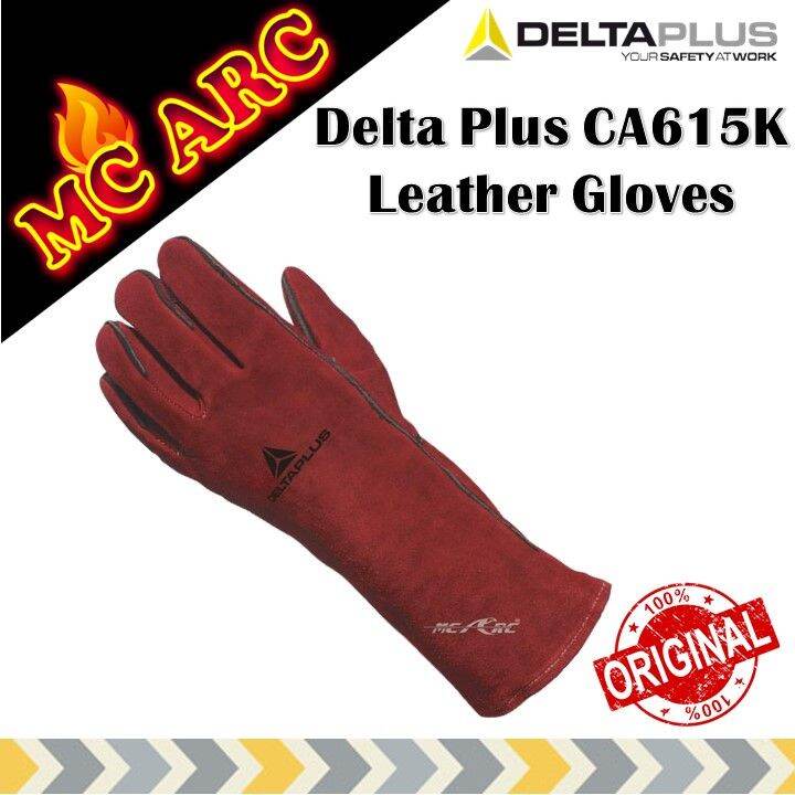 Delta Plus CA615K Leather Gloves Original | MC ARC | Authentic | MCARC ...