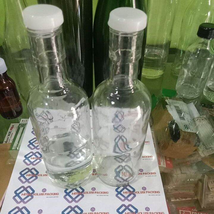 BOTOL KACA BENING 350 ML | BOTOL KACA lCEIAND | Lazada Indonesia