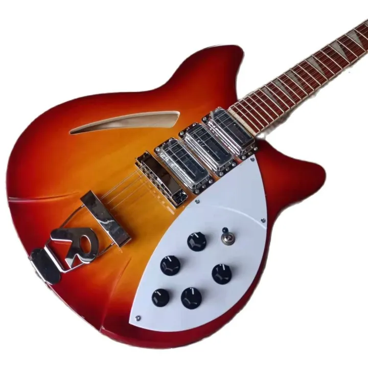 Rickenbacker Model 370 Cherry Sunburst Electric Guitar 12 String Guitar ...