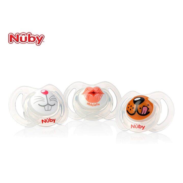 Nuby 12m Orthodontic Selfie Pacifier | Lazada PH