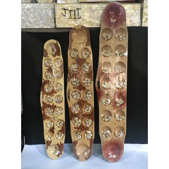 Sungka with FREE 102 PCS SEA SHELL SIGAY COMPLETE SET | Lazada PH