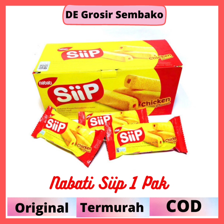 Richeese Nabati Siip Rasa Chicken Flavour 1 Pak Isi 20 Pcs | Lazada ...
