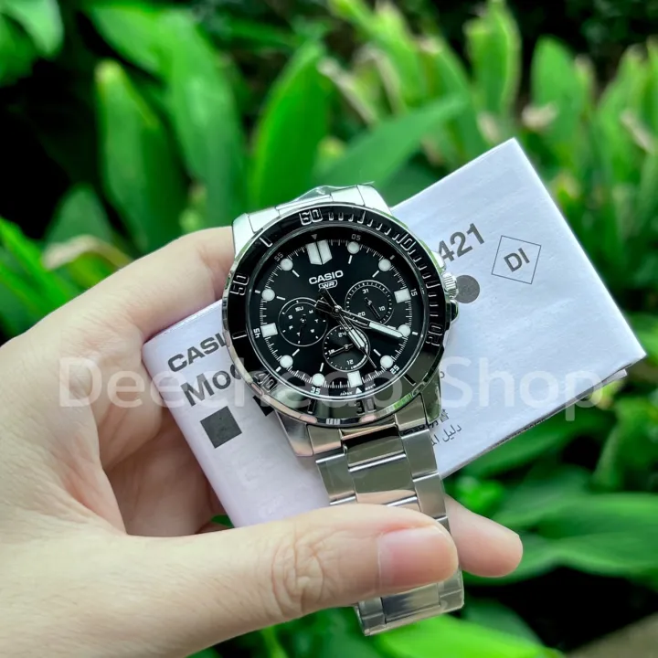 นาฬิกาผู้ชาย Casio Standard รุ่น MTP-VD300D-1A ของแท้ 100% รับประกัน 1 ปีพร้อมกล่อง | Lazada.co.th