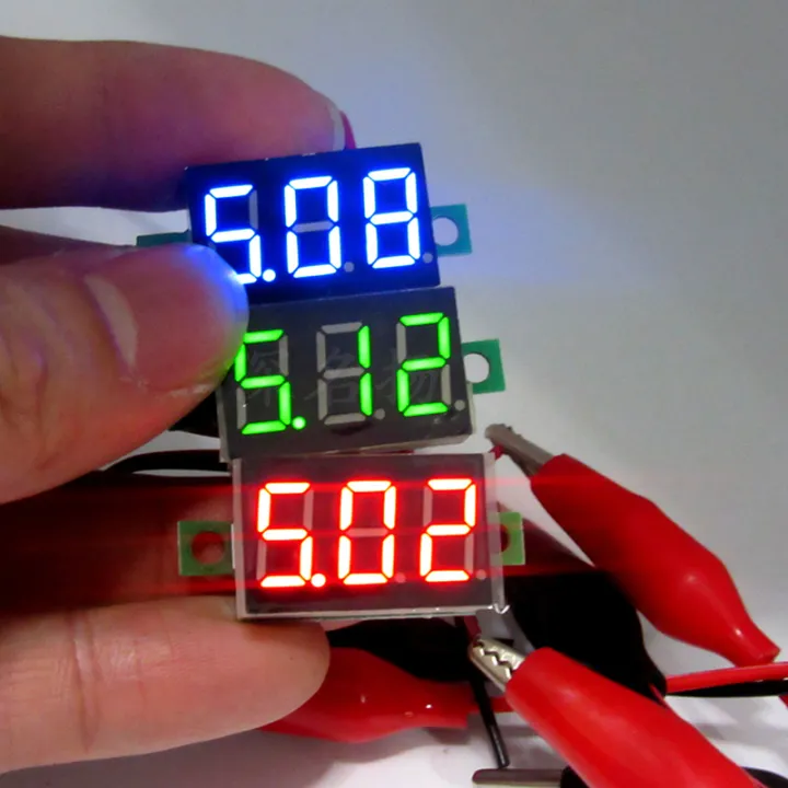 Graceful Mini digital voltage meter voltage indicator DC2.5-30V LED ...
