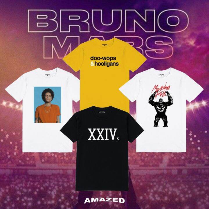 Bruno Mars Shirt | Amazedph | Lazada PH