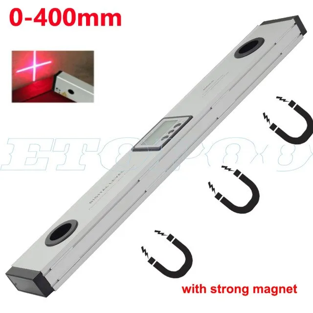 Spirit Level 600Mm Digital Laser Level Ruler Angle Gauge Finder ...