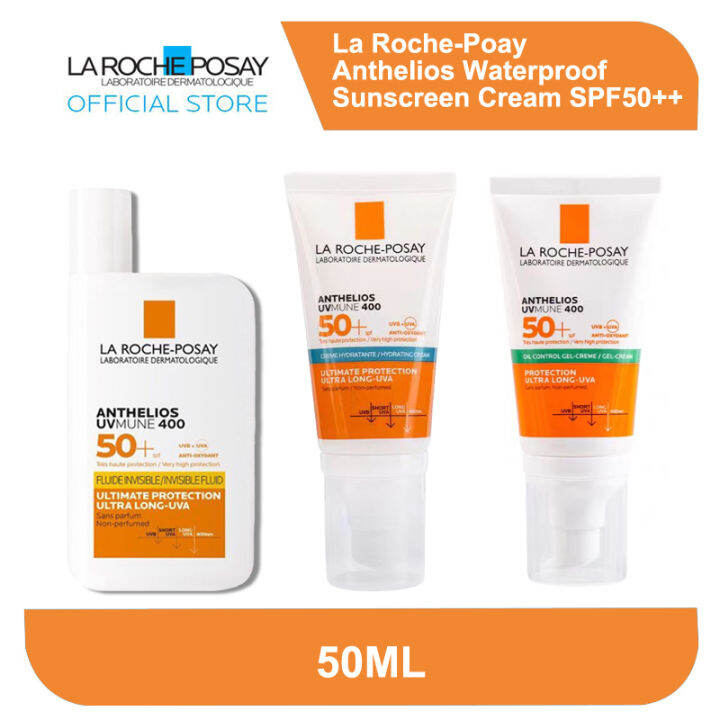 La Roche-Posay Sunscreen SPF50+ Anthelios UV Isolation Sunblock SPF 50 ...