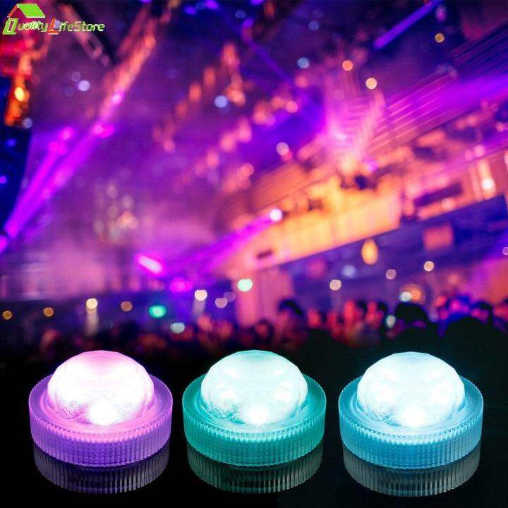 QualityLife 3 LEDs Luminous Submersible Lights RGB Change IP65 ...