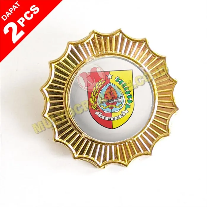 Pin Logo Kabupaten Jember Pin Wing Bros Logo Daerah Lencana Pin Bros ...