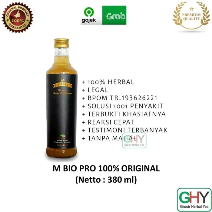 M BIO PRO ORIGINAL MINUMAN SEHAT MENGATASI BERBAGAI MASALAH KESEHATAN ...