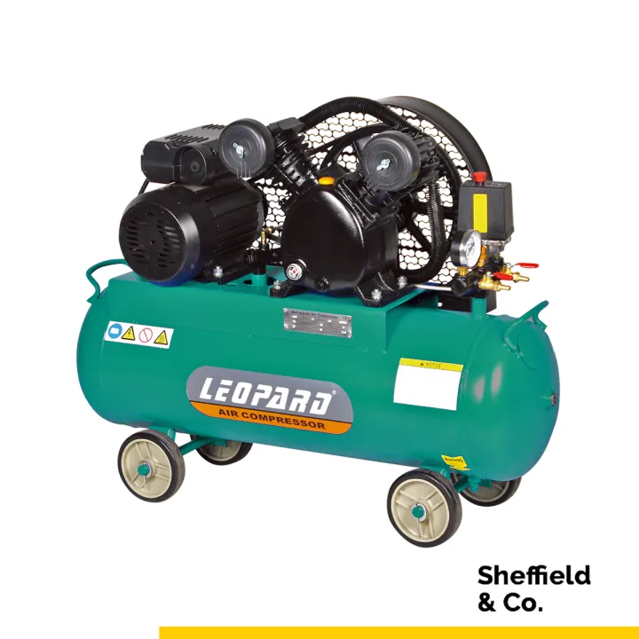 LEOPARD Belt Driven Air Compressor, 1.5 HP (40L) | Lazada PH