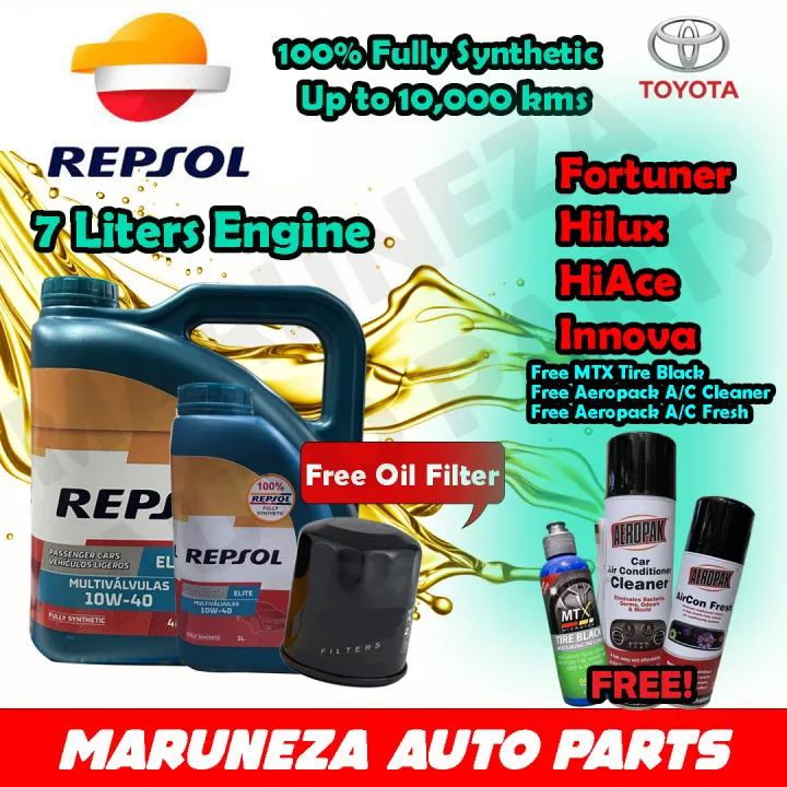 Repsol Multivalvulas 10W40 100% Synthetic 7L Toyota | Lazada PH