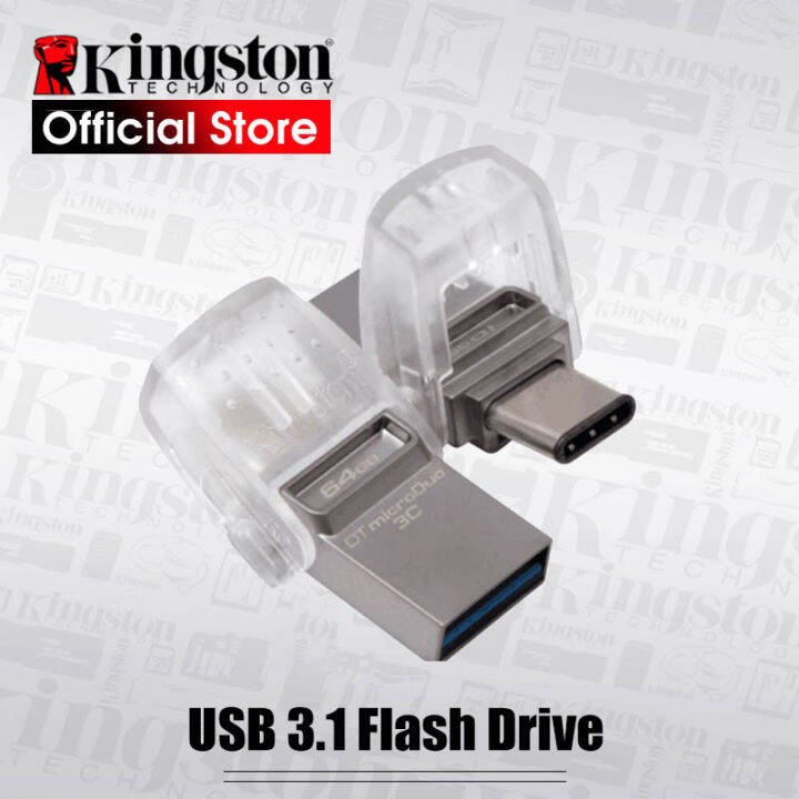 Original Kingston USB Flash Drive DataTraveler Micro Duo 3C 64GB 32GB ...