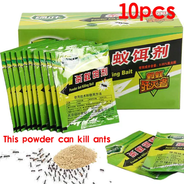 Green leaves kill black ants, 10 packs, red, black ants, medicine ...
