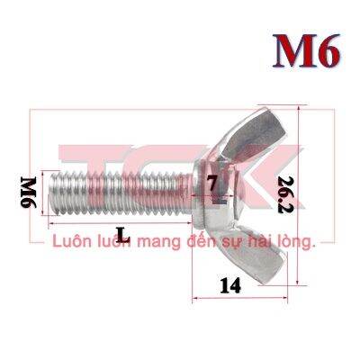 Bulong tai hồng inox 304 M6 | Lazada.vn
