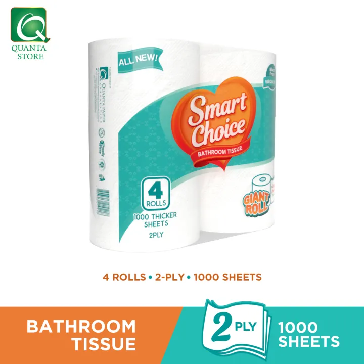 SMART CHOICE BTR 2PLY 500 PULLS 1000SHEETS 4s | Lazada PH