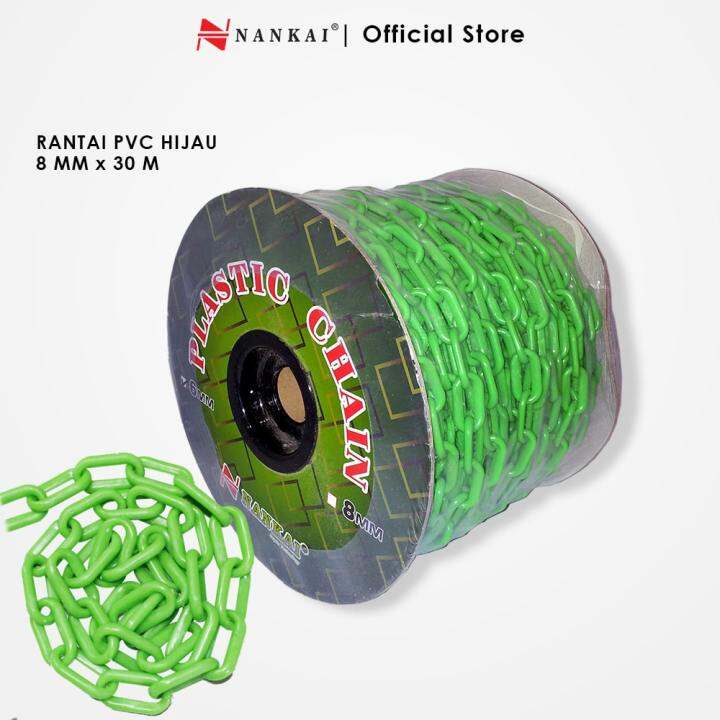 Rantai Plastik PVC Hijau 8mm x 30m Nankai | Lazada Indonesia