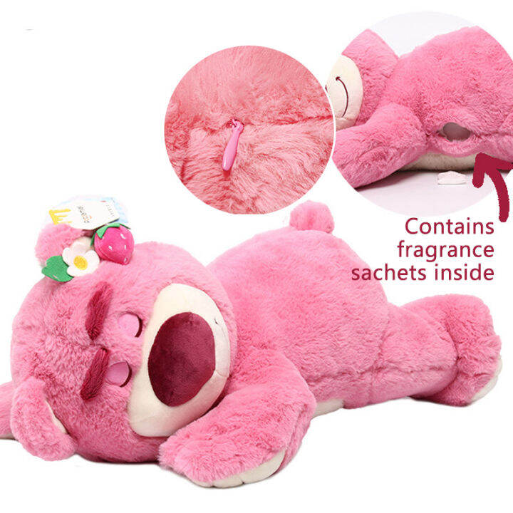 Lotso Bear Plush Big Soft Toys Body Pillow Hug Anime Winnie The Pooh ...