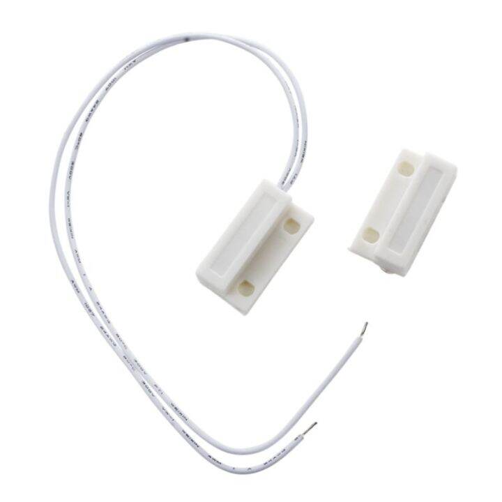 White Door Window Contacts Magnetic Reed Switch Sensor | Lazada.co.th