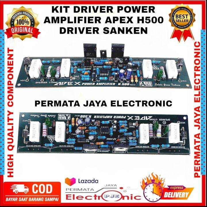 KIT DRIVER POWER AMPLIFIER APEX H500 B500 DRIVER SANKEN | Lazada Indonesia