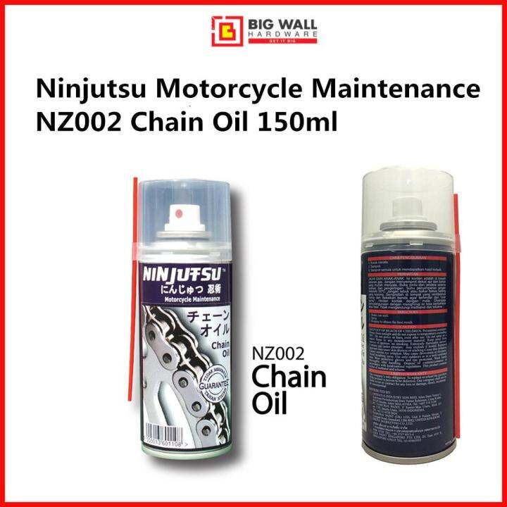 Samurai Ninjutsu Motorcycle Maintenance NZ002 Chain Oil 150ml *Minyak Rantai | Lazada