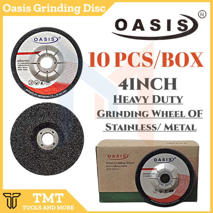 Oasis Grinding Disc 4" For Metal 10Pcs/Box | Lazada PH