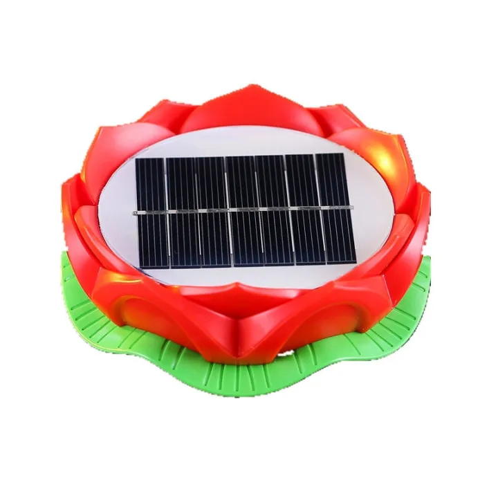 念佛机- Chanting machine Solar-Powered Mini Outdoor Rain Lotus Music ...