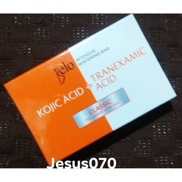 Belo - KOJIC ACID - Intensive Whitening Bar - ( EXFOLIATING Soap ...