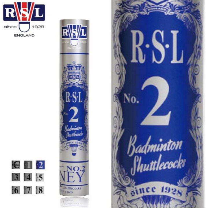 Original RSL Badminton Shuttlecock (12pcs)77 Speed RSL 2 Bulu Tangkis ...