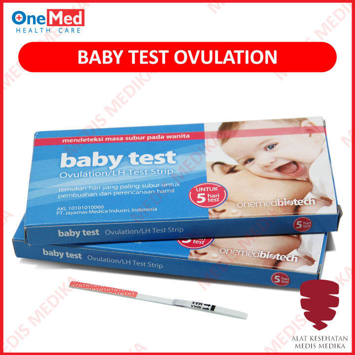 Baby Test Alat Strip Tes Masa Subur Ovulation LH Kesuburan OneMed ...