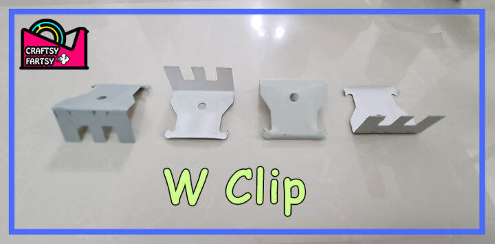 (PER PIECE) W Clip / Wall Clip/ Metal Furring Clip/ Double Furring Clip ...
