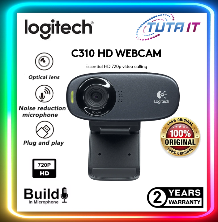 Logitech C310 HD Webcam(960-000588)Logitech Malaysia Stock With Local ...